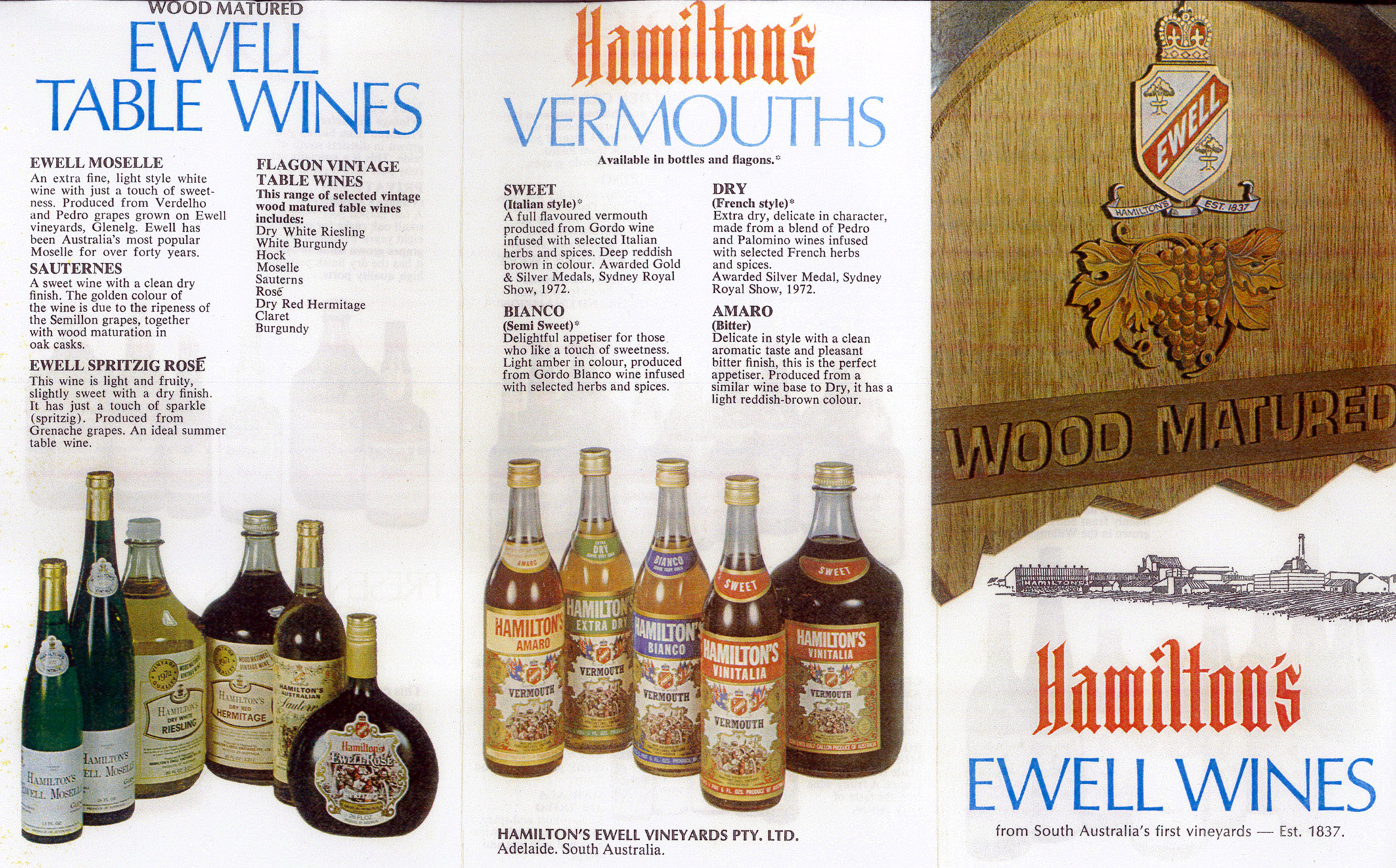Hamilton's Ewell Vineyards : Image Bank